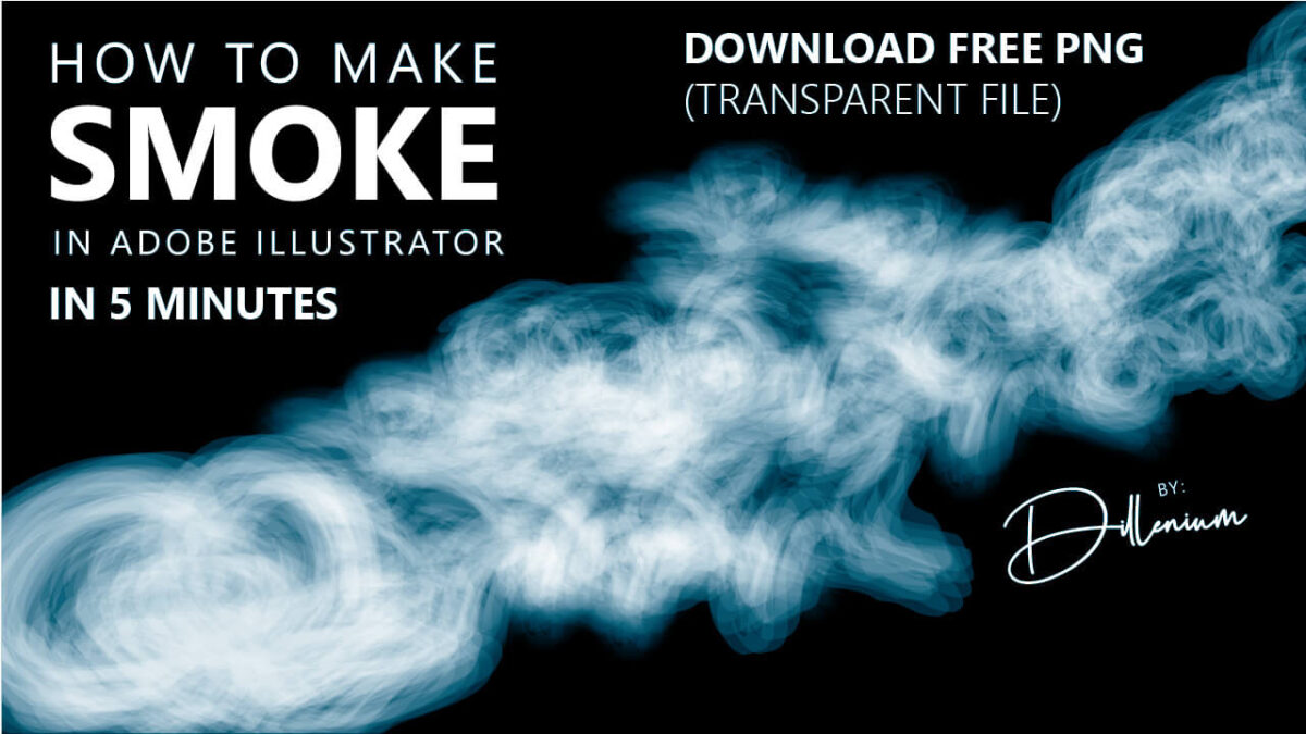 How to Create Smoke Vector Effect in Illustrator - Video Tutorial